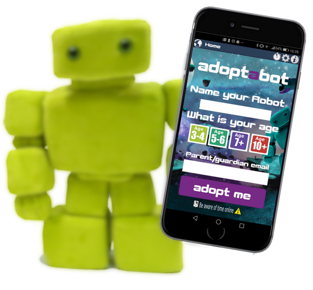 Teddybots Adopt A Bot Companion App for stories, puzzles and games